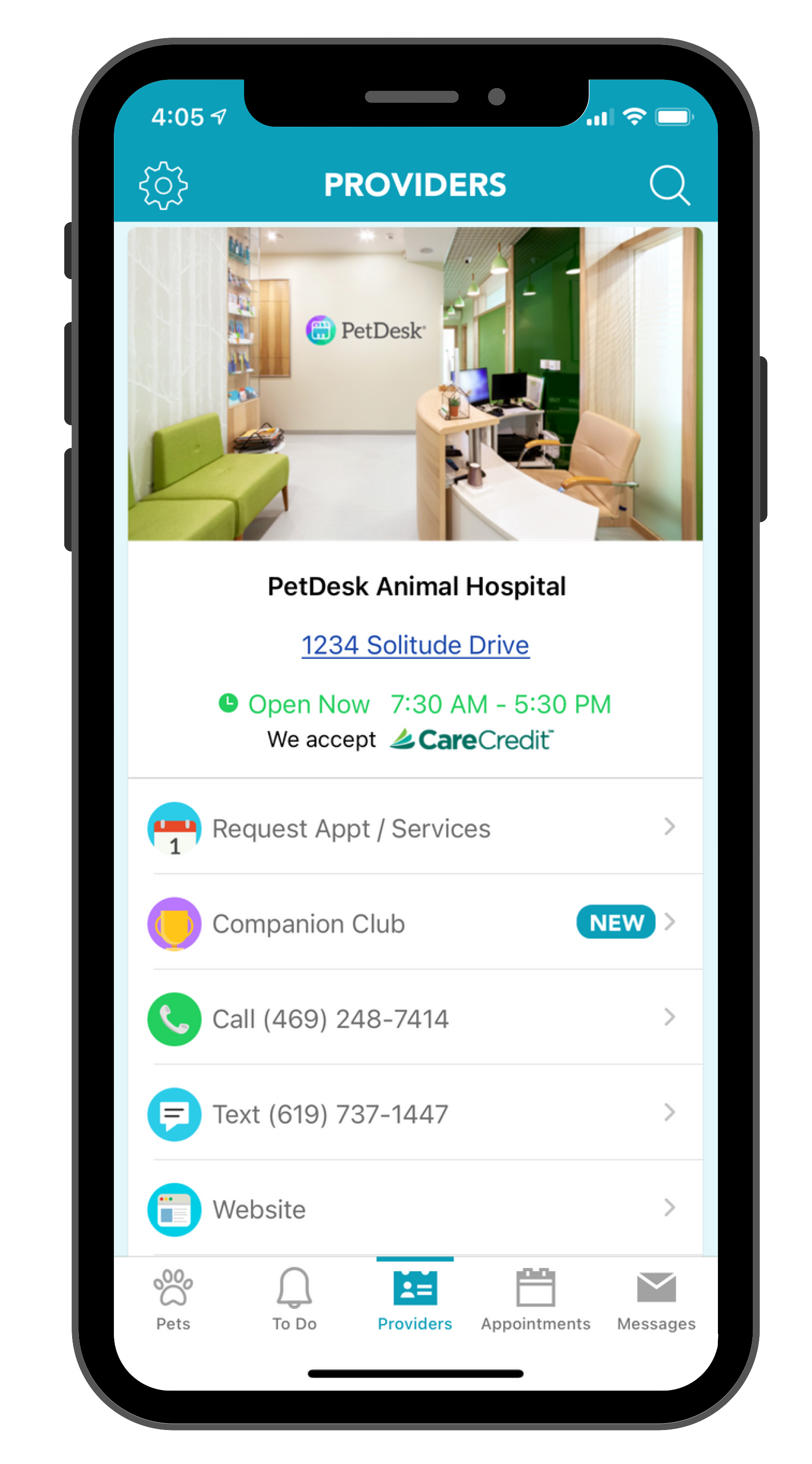 PetDesk App - Northwood Animal Hospital